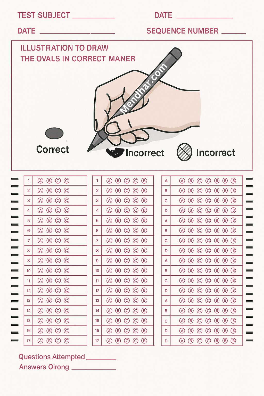 JNVST 2025 : Step-by-Step Guide to Filling OMR Sheet Correctly